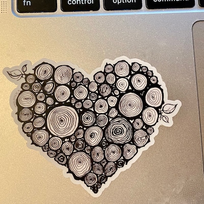 Wild Heart Sticker 3 and 4 Weatherproof and Durable, Outdoor Sticker ...