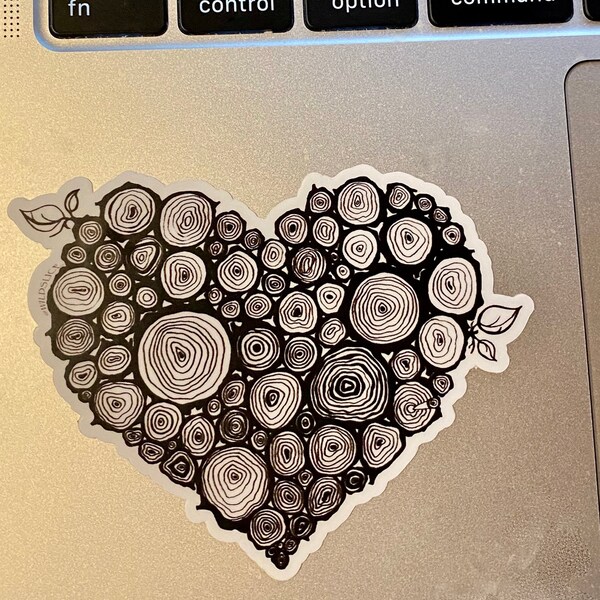 Wild Heart Vinyl Sticker, Weatherproof Decal (3" or 4") - Etsy