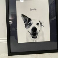 Royal Blue Picture Frame Mat Set Mat With White Core and - Etsy