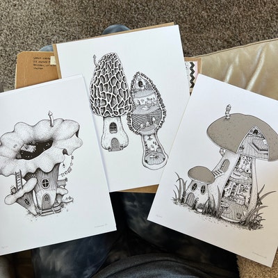 Ostrich Fern Pattern Tote Bag, Fern Art, Forager Gift, Botanical Fern ...