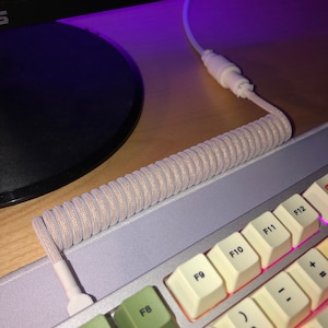 Custom Coil Cable Coil Keyboard Cable Keyboard Coil Cable | Etsy