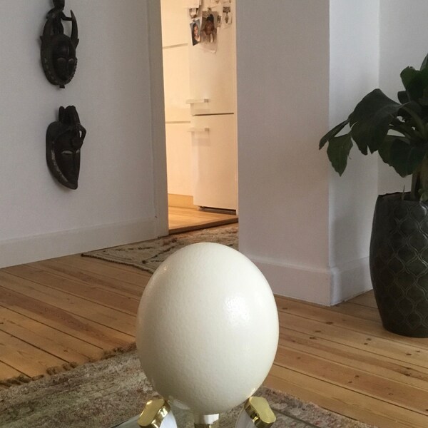Decoupage Big 5 Ostrich Egg: This Ostrich Eggshell Piece Has Been ...