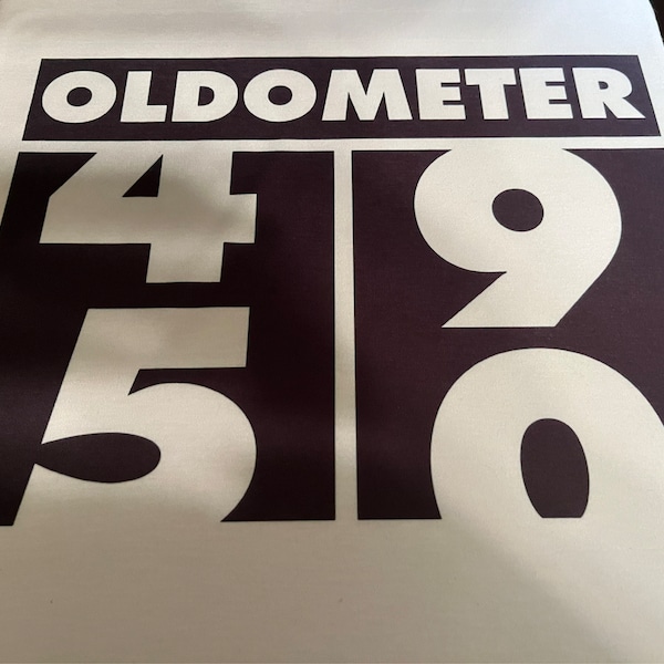 Oldometer SVG, 50th Birthday Svg, Birthday Humor, Oldometer Shirt, 50th ...