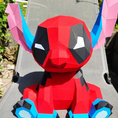 Red Panda Wall Decor Papercraft DIY Pepakura Origami Template Low Poly ...
