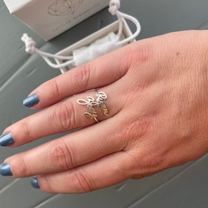 Set of 2: Duo Form Rings by Caitlyn Minimalist Minimalist | Etsy