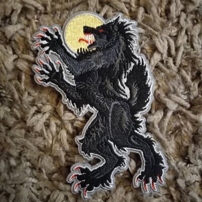 Anthro White Wolf Werewolf With Crystals Print - Etsy