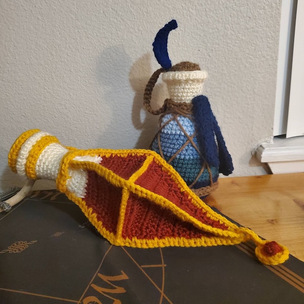 Crochet Pattern Potion Bottle Dice Bag, Royal Potion Bottle, Amigurumi ...