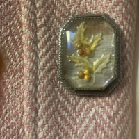 Elsa Schiaparelli Necklace/large Green Stones/unfoiled Oval & Pear ...