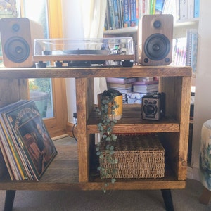 Media Sideboard Vinyl Storage / Record Player Stand - Etsy UK