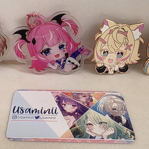 Phase Connect 2.5” Vtuber Acrylic Charms, Acrylic Keychain, Pipkin ...