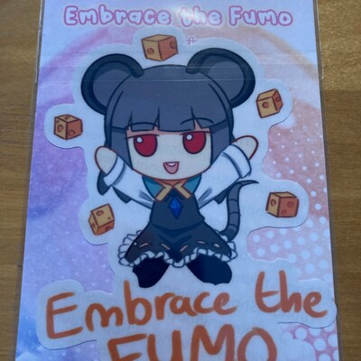 Touhou 8 Imperishable Night Fumo Vinyl Stickers / Fumo Stickers ...