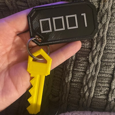 Roblox Doors Inspired Room Key Toy / Keyring / Keychain / Bag Zip Tag ...
