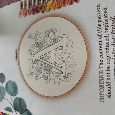 Complete Alphabet Letters, Embroidery Bundle, Alphabet Collection, PDF ...