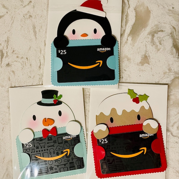 Santa Suit Christmas Gift Card Holder, Gift Card Pocket, Gift Card Tag ...