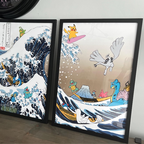 Jujutsu Kaisen Poster 3 Set Framed Wall Art / Canvas / Art Print, Manga ...