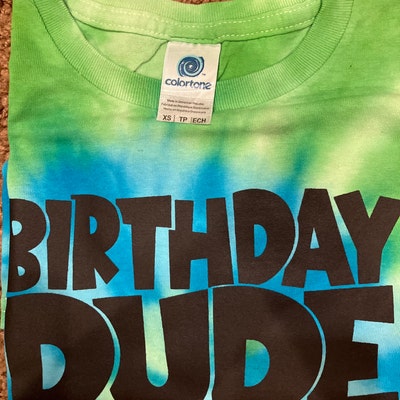 Birthday Boy Shirt, Boys Birthday Tee, Tie Dye Birthday Tshirt Age on ...