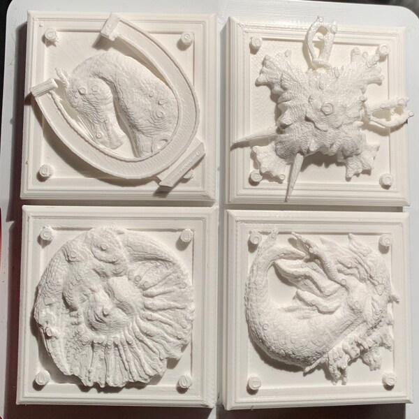 Resident Evil Village, Rose Flask, Crest Lids Upgrade 4 X STL Files for ...