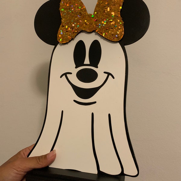 Minnie or Mickey Ghost Halloween - SVG, DXF, PNG, Jpeg -instant Zip ...