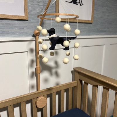 Dog Mobile for Nursery, Golden Retriever Dog Baby Mobile, Gender ...