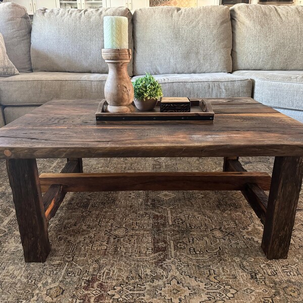 Wood Coffee Table , Rustic Furniture Coffee Table , Unique Coffee Table , Reclaimed Wood Table ...