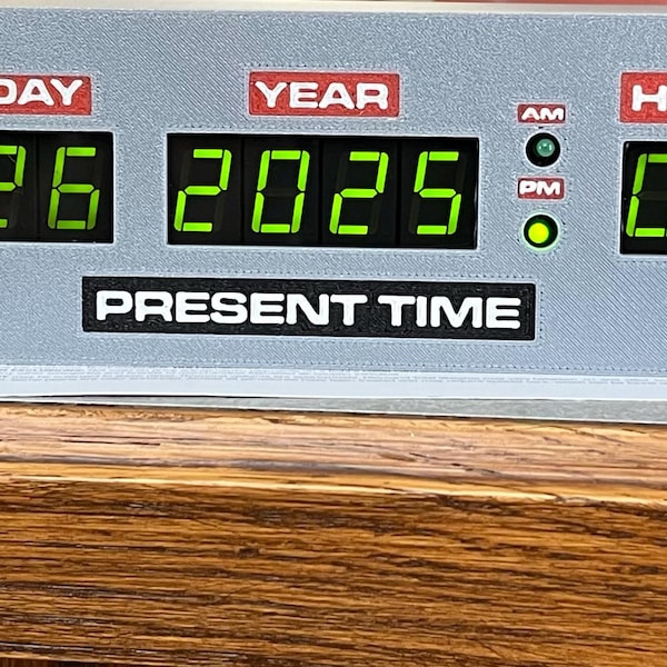 Back to the Future Time Circuit Clock, BTTF Prop Replica, Movie Prop ...