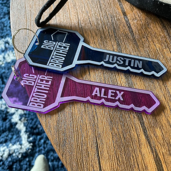 Personalized Big Brother Keys - LARGE - Etsy