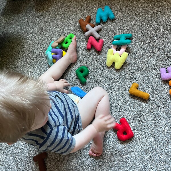 Felt Alphabet / Felt Letters / Felt Alphabet Letters / Educational Toys ...