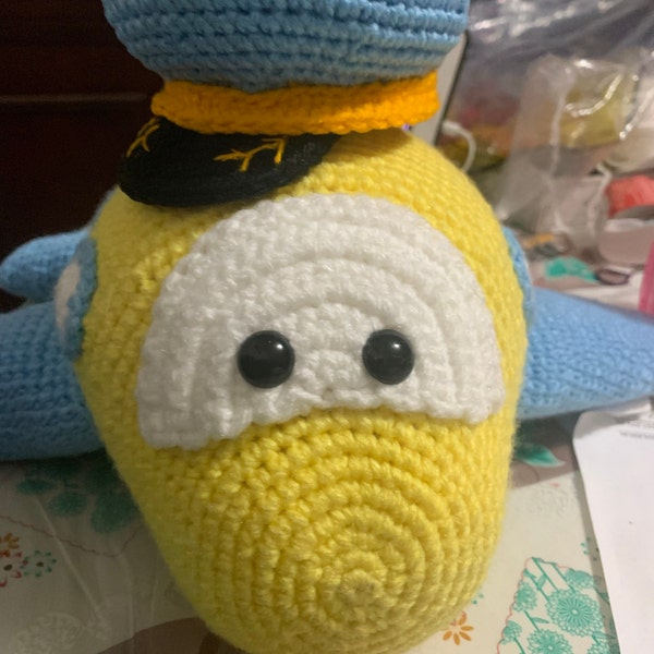 Pilot Plane Amigurumi PDF Crochet Pattern - Etsy