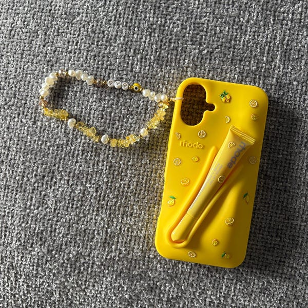 Tigers Eye Phone Strap,healing Crystal Phone Chain,pearl Beaded Phone ...