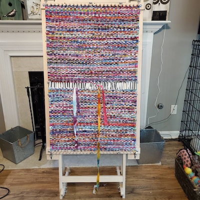 Easel Stand for Adjustable Twining Loom or Art in Solid Maple Made TO ...