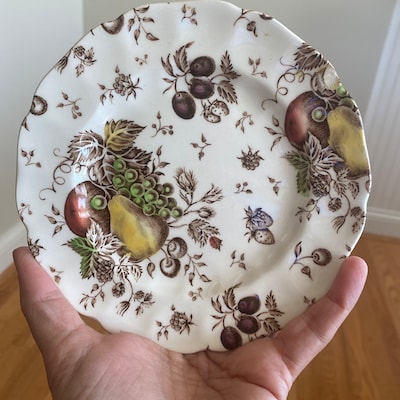 1936 Copeland spodes Italian Blue Transferware Salad Plate - Etsy