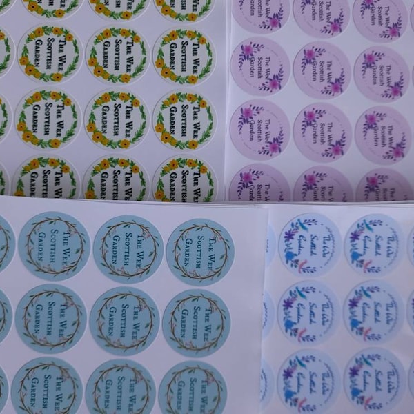 Custom Personalised Business Logo Round, Rectangle, Square Stickers or ...