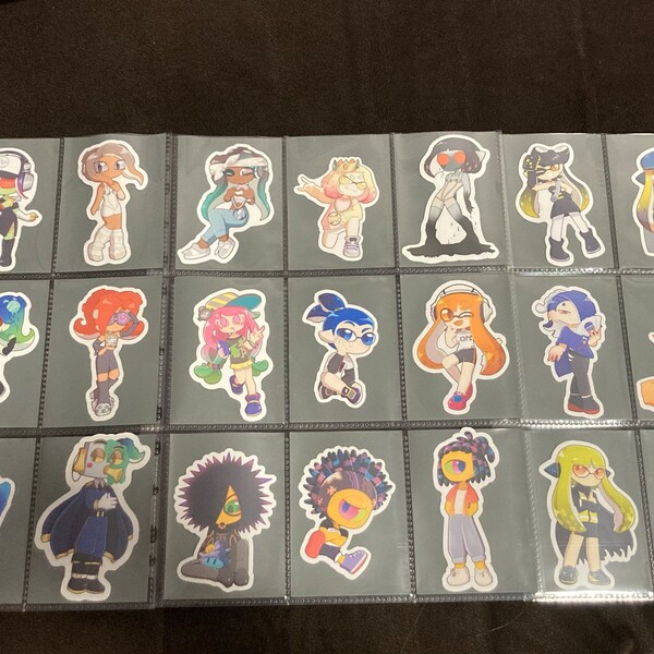 STICKER - Splatoon / Shiver, Frye, Big Man, Callie, Marie, Agent 3, Mr ...