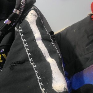 Humerus, Arm Bone, Patch, Upper Arm Bone, Cloth Patch, DIY, Punk Patch ...