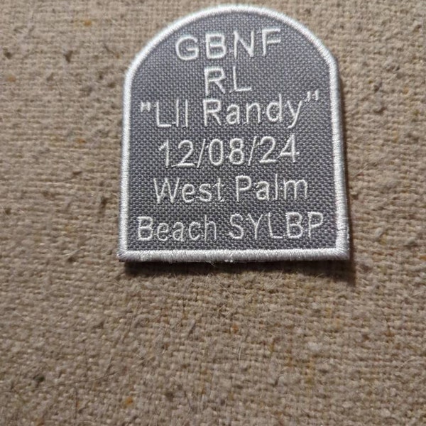 Tombstone Memorial Patches - Etsy