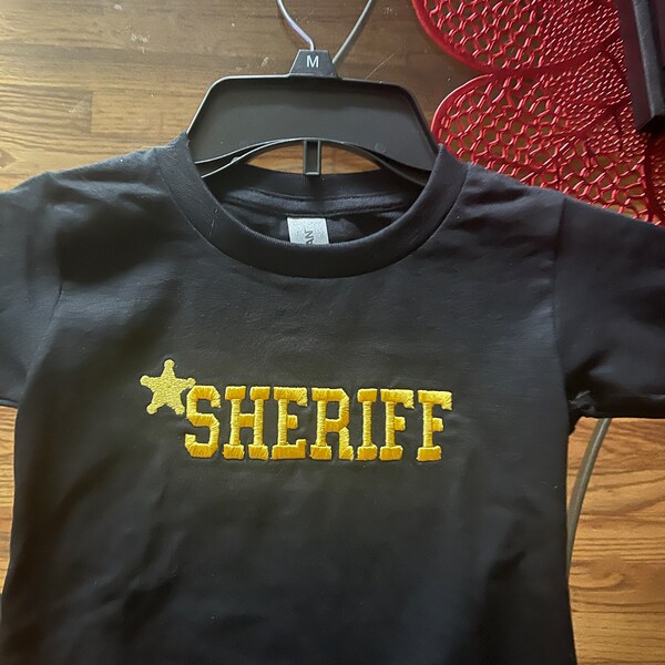 Mini Sheriff Badge Machine Embroidery Design - 3 Sizes - Etsy