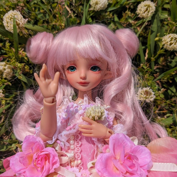 Custom Doll Wig for Minifee Dolls tan Caps 6-7 Head Size of Bjd, Msd ...