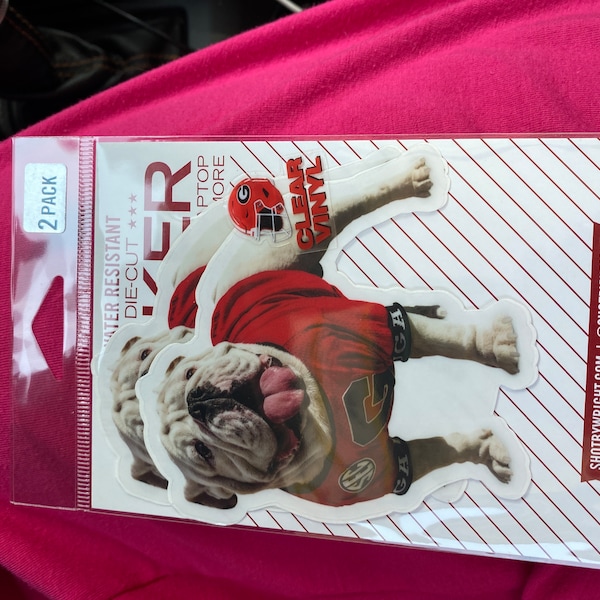 UGA Georgia Bulldogs Decal Sticker Photo - Campus Arch 6-pack 2.75 ...
