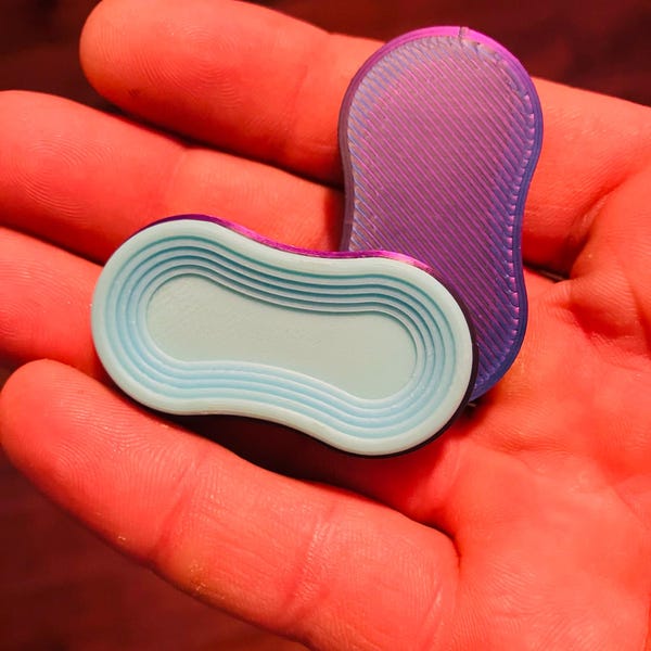 12" Custom Colorful Shelf | Sturdy 3D Printed Book Ledge | Nursery ...