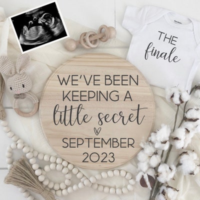 We've Been Keeping a Little Secret Digital Pregnancy Announcement ...
