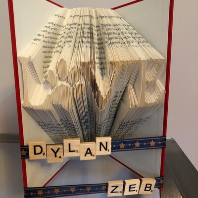 Read Book Folding Pattern and Beginners Tutorial. Folded Book Art ...