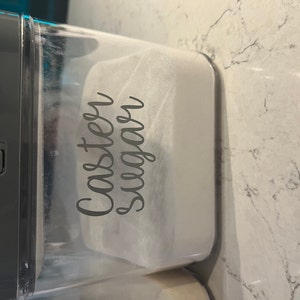 Kitchen Canister Decals Kitchen Canister Labels Kitchen Jar Stickers ...