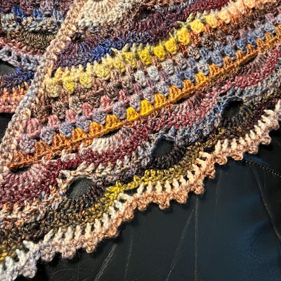 German Shells/ Virus Shawl Pattern / PDF Instant Download / Crochet ...