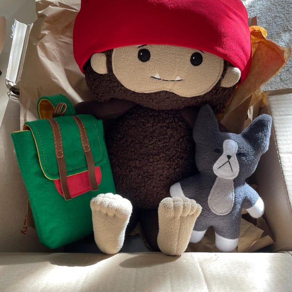 Sasquatch Stuffed Toy, Bigfoot Plush Stuffed Monster, Bigfoot Stuffed ...