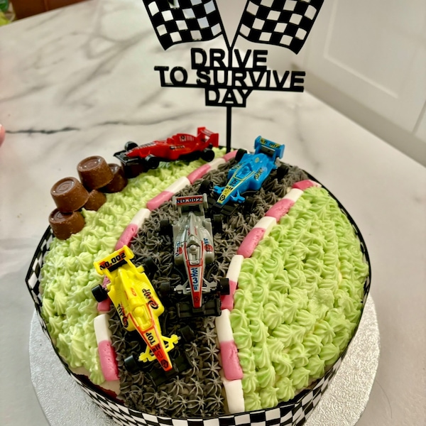 Formula One Race Car Cake Topper - Custom Personalised 3D Printed - Etsy