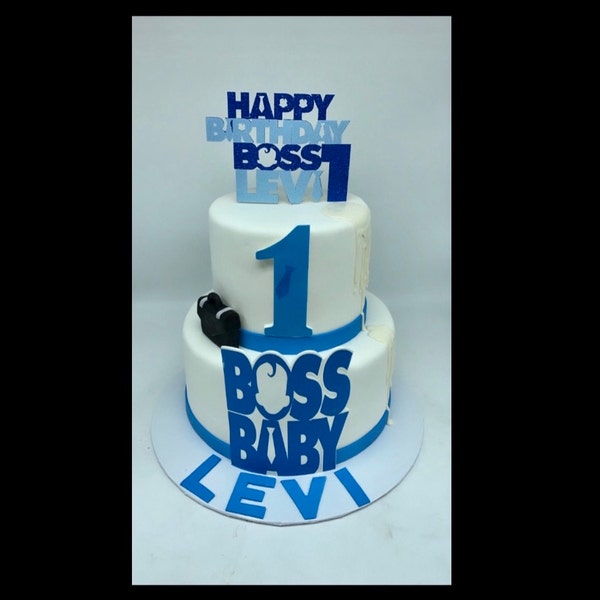 Boss Baby Cake Topper, Boy Boss Baby Cake Topper, Custom Boss Baby ...