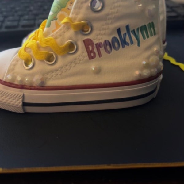 Custom Bear Converse, Kids Custom Shoes, Bear Theme Birthday ...