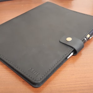 Personalized Distressed Leather Composition Notebook Cover; Gift for ...