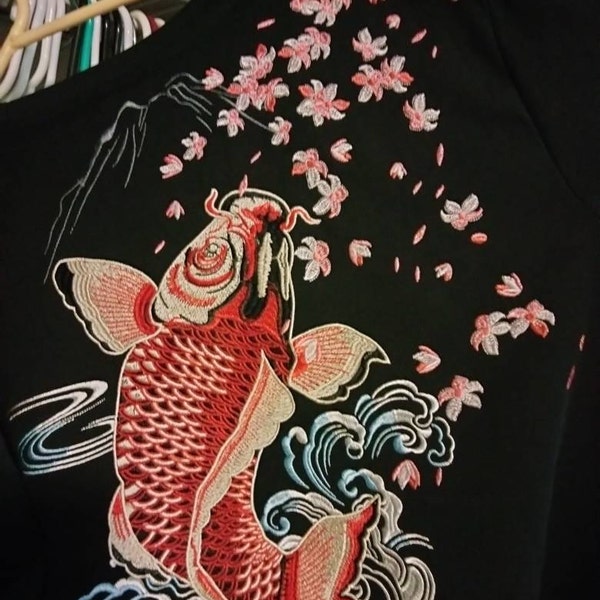 MFCT Golden Dragon Japanese Embroidery Streetwear Tee - Etsy