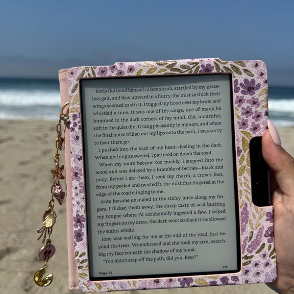 Custom Kindle Charm With Gold Heart Adhesive | Personalized Bookish ...
